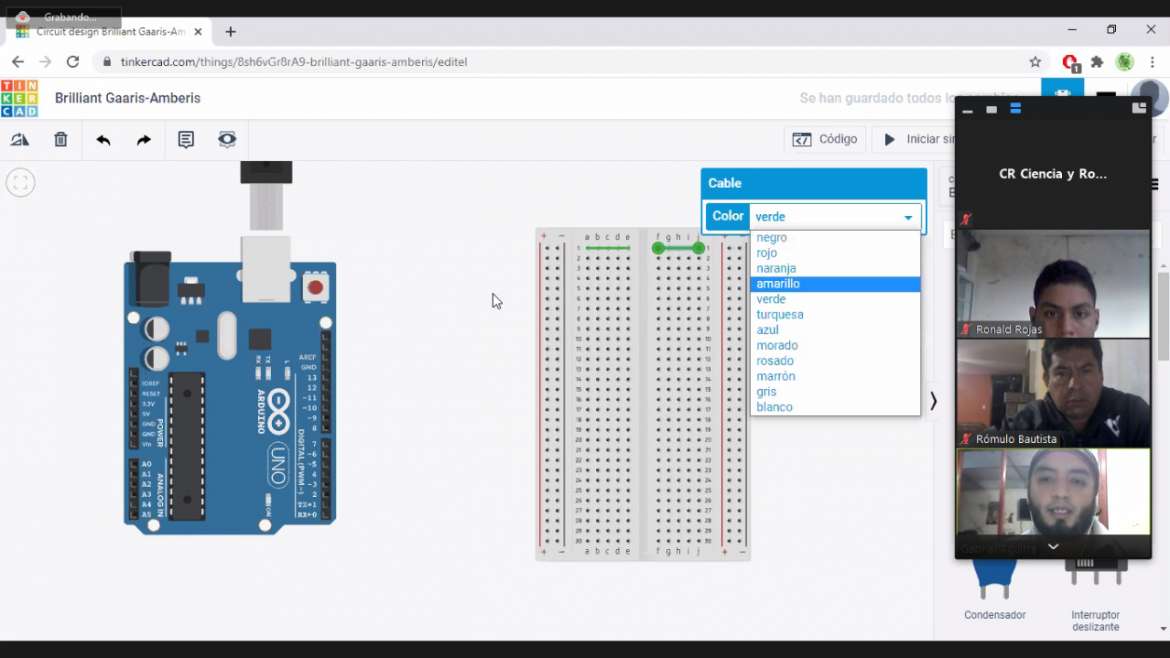 Finalización curso de arduino desde cero – . : CR CIENCIA & ROBÓTICA